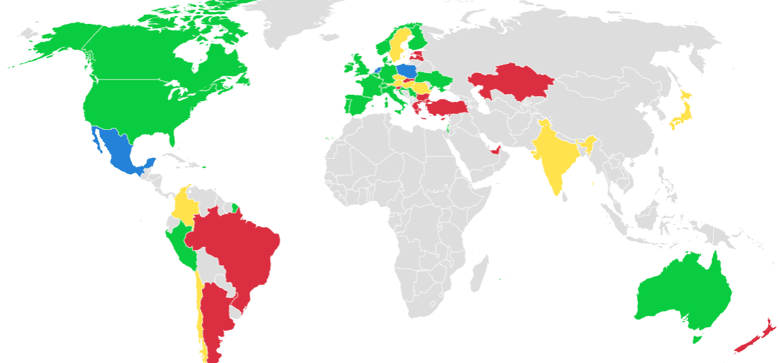 Gender pay gap reporting map - Ius Laboris